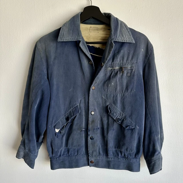 VINTAGE WWII 1940S Factory Worker Jacket Homefront Workwear £501.39 ...