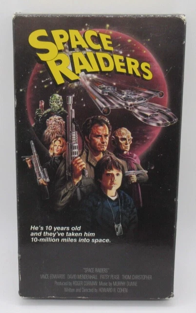 SPACE RAIDERS VHS Video Movie, Vince Edwards, David Mendenhall, Patsy ...