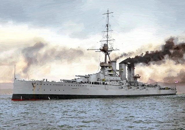 HMS TIGER WW1 - Limited Edition Art (25) £29.99 - PicClick UK