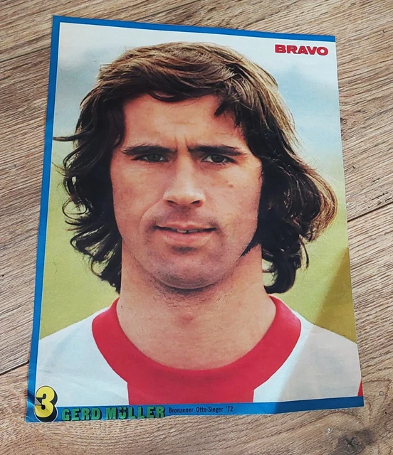 BRAVO POSTER Gerd Müller Bronzener Otto Sieger 1972 EUR 3,99 - PicClick DE