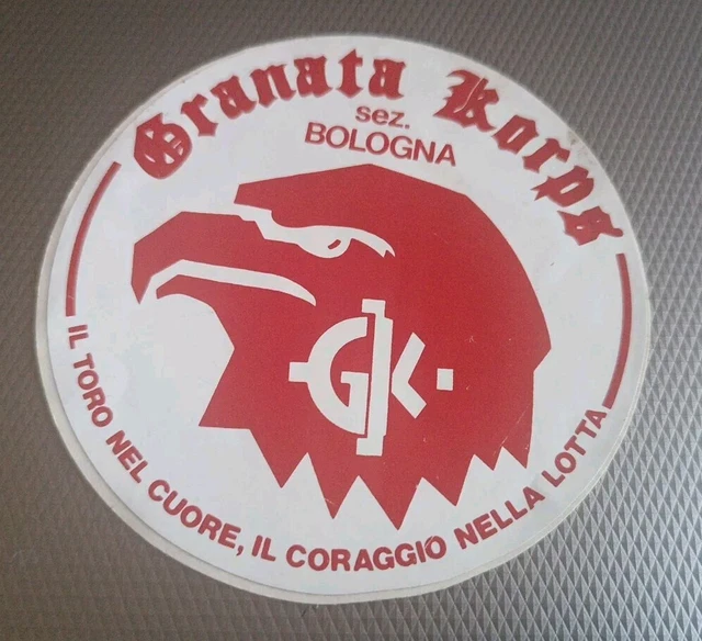 ADESIVO STICKERS STEMMA Distintivo Club Ultras Torino Granata Korps ...