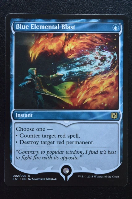 MAGIC THE GATHERING MTG BLUE ELEMENTAL BLAST Signature Spellbook: Jace ...