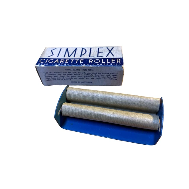VINTAGE SIMPLEX CIGARETTE Rolling Machine Aussie Made 1950’s Era $18.00 ...