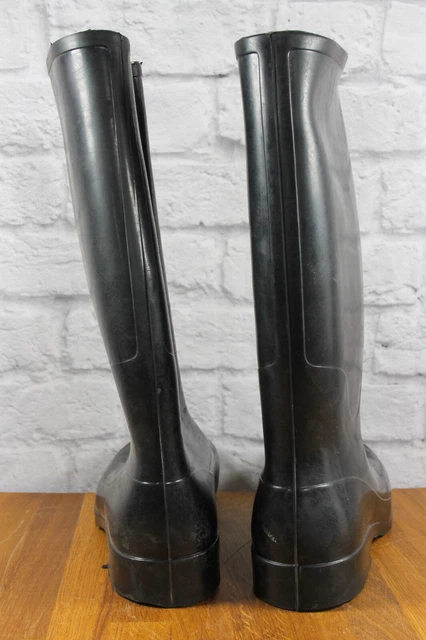 DDR ELBIT HERREN Gummistiefel Gr. 43 schwarz TRUE VINTAGE men's rubber boots EUR 113,52 ...