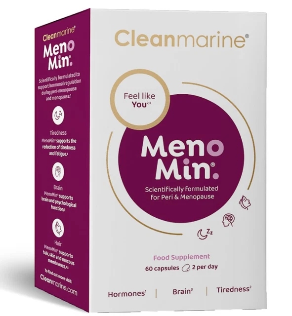 CLEANMARINE MENOMIN FOR Women (60 Capsules, RRP £23.99) *Brand New, See ...