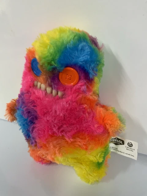 FUGGLER CHAOS CREW Sir Splodge Multicolour Ugly Monster Teeth Toy Plush ...