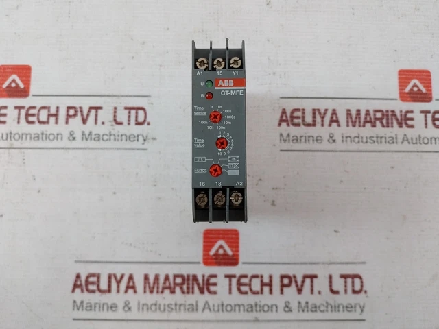 ABB CT-MFE MULTIFUNCTION Time Relay 300V AC15 230V 3A DC13 24V 2A $133. ...