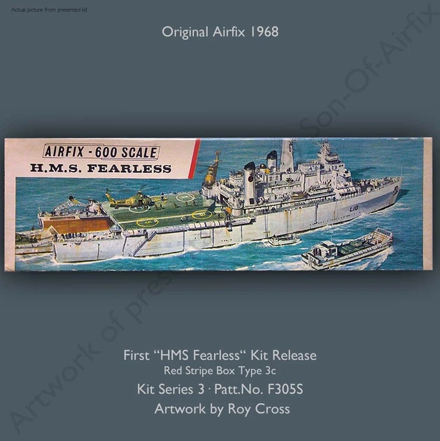 AIRFIX 1968: First "HMS Fearless" Kit Issue · Complete/Superior Box EUR ...
