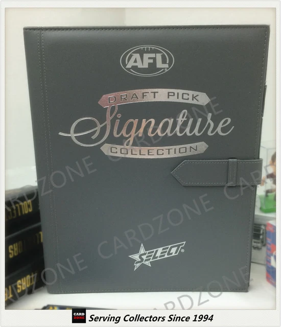 AFL TRADING CARD Official Album--Afl Draft Pick Signature Card Album ...