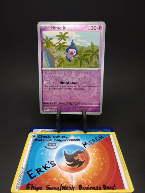 MIME JR. 031/091 Paldean Fates Reverse Holo Common Pokemon Card EUR 1 ...