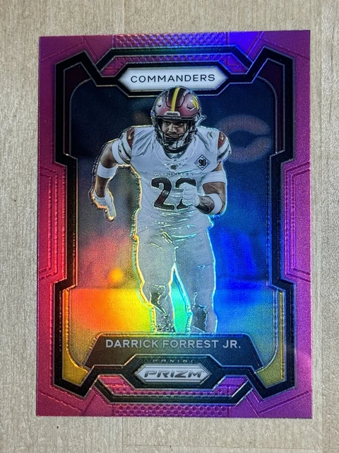 2023 WASHINGTON COMMANDERS Darrick Forrest Jr. Panini Prizm ROSE PRIZM ...