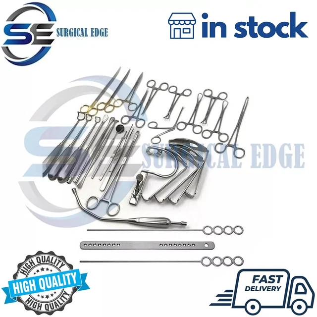 TONSILLECTOMY SURGICAL INSTRUMENTS ENT Set Of 30 Pcs Stainless Steel ...