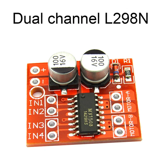 DUAL CHANNEL DC Motor Driver Mini Module PWM Speed Control Beyond L298N ...