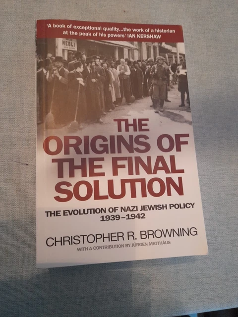 THE ORIGINS OF The Final Solution Evolution Nazi Jewish Policy christ ...