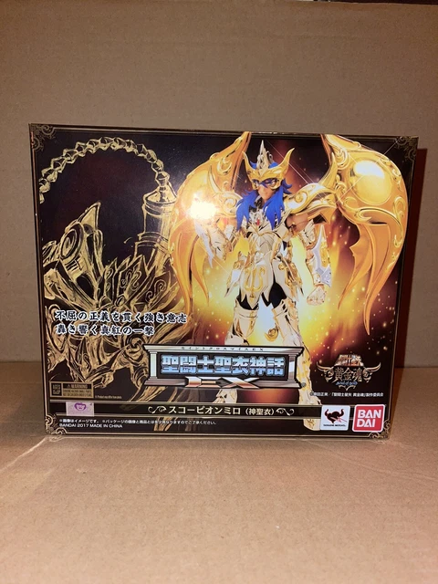 SAINT SEIYA CLOTH MYTH EX SCORPIO MILO GOD CLOTH BANDAI SOUL OF GOLD ...