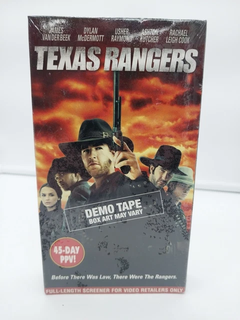 TEXAS RANGERS VHS Movie Screener Demo Tape Western Usher Vanderbeek ...