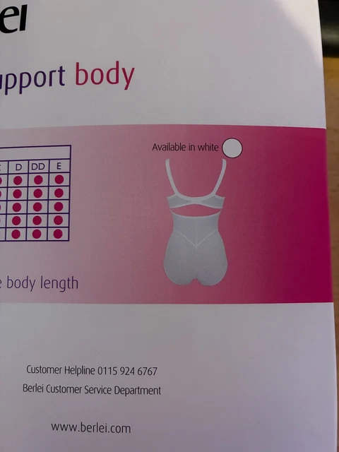 3 X SIZE 38B Berlei Classic Total Support Non Wired Panty Corselette ...