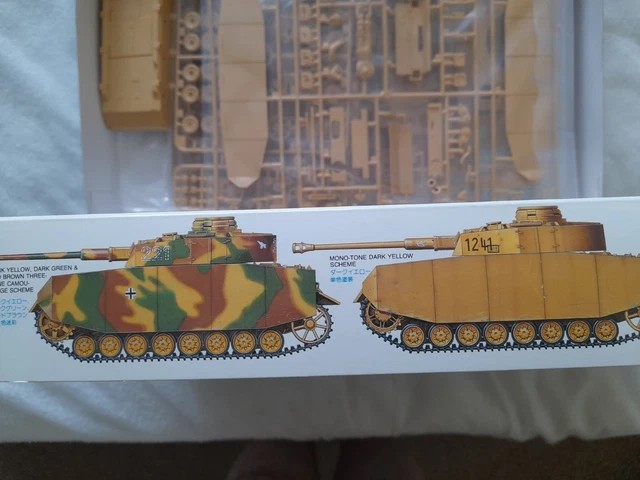 TAMIYA 1/35 PANZER IV Ausf. H "early", 4 decal options, 1996 issue ...