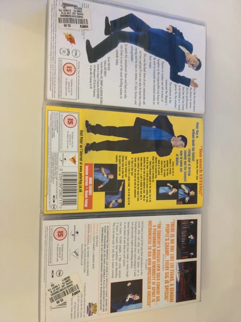 COMEDY BUNDLE VHS X3- Peter Kay- Lee Evans £2.37 - PicClick UK