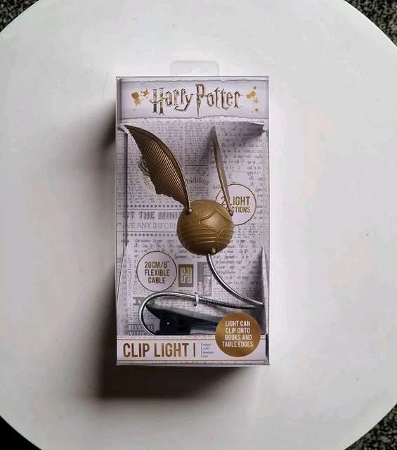HP GOLDEN SNITCH Battery Powered Reading Lamp Brand New *Free Uk P&P* £ ...