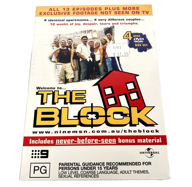 THE BLOCK SEASON 1 (2003) Complete Series 4 Disc DVD Boxset Brand New ...