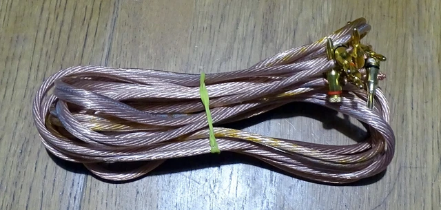 SHARK WIRE 10 AWG/0.08 SPEAKER CABLE 2 X 2.0m £20.00 - PicClick UK