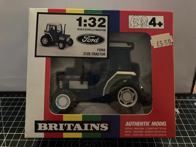 BRITAINS 9495 1:32 Scale Farm Ford 2120 Model Tractor - New Condition ...
