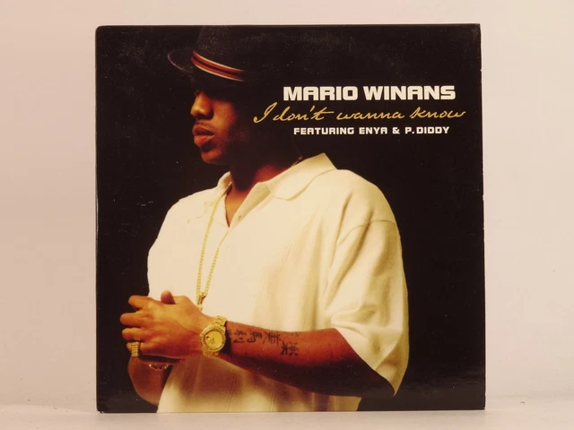 MARIO WINANS FT ENYA AND P DIDDY I DON'T WANNA KNOW (C56) 2 Track Promo ...