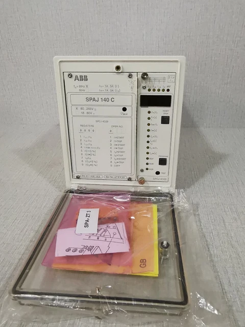 ABB SPAJ 140 C Overcurrent And Earth-Fault Relay SPCJ 4D29 RS 611 006-AA Rev.E EUR 796,44 ...