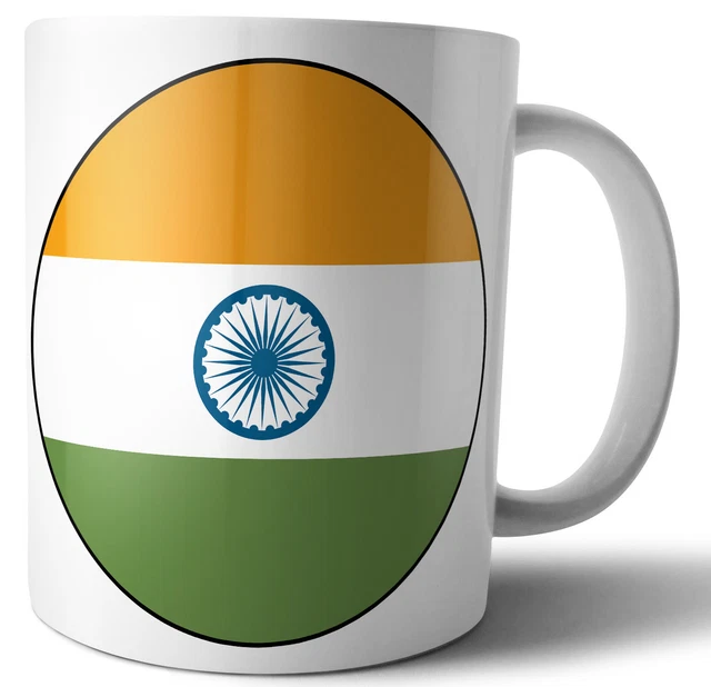 INDIA INDIAN - Flag Tea - Coffee - Mug - Cup - Birthday - Christmas ...