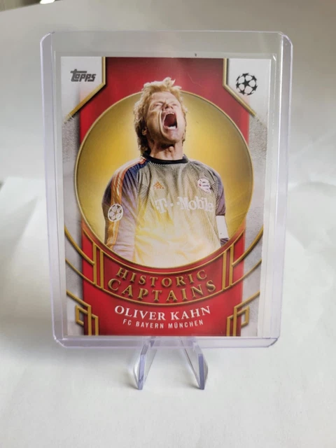 TOPPS UCC FLAGSHIP 2024 2025 Oliver Kahn Bayern Munich Historic ...