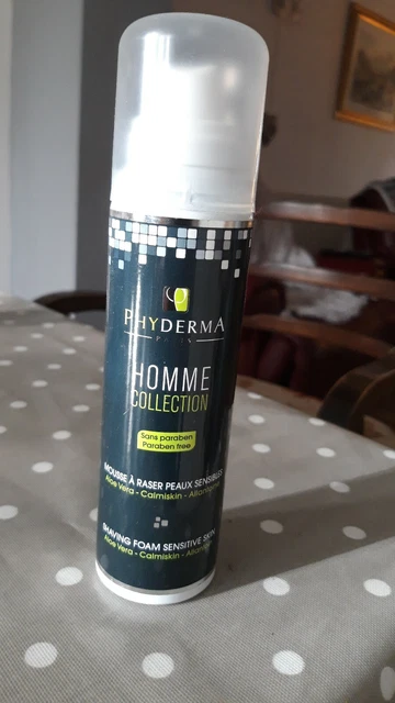PHYDERMA PARIS HOMME Collection Shaving Foam Sensitive Skin 150Ml £7.60 ...