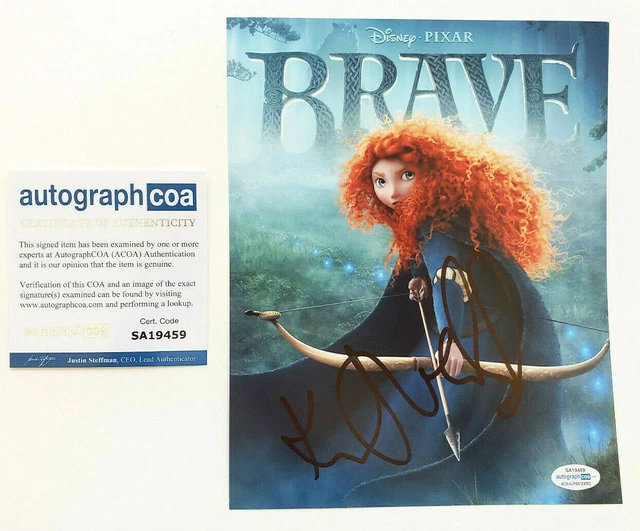 KELLY MACDONALD SIGNED Autographed Disney Pixar 'Brave' 8x10 Photo ...