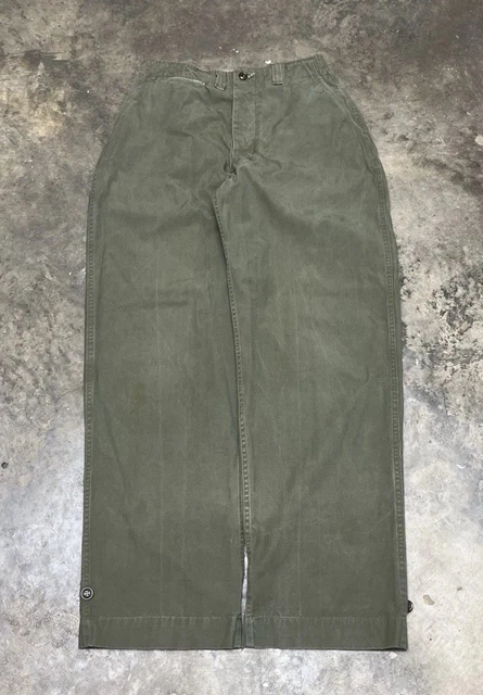 VINTAGE WWII 1940S U.S. Army M-1943 Field Trousers pants M43 uniform £ ...