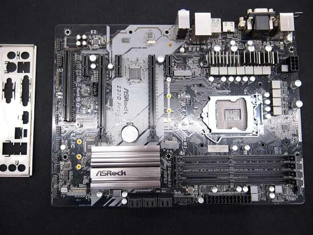 ASROCK Z370 PRO4 LGA1151 Intel Motherboard With I / Output Shield Used ...