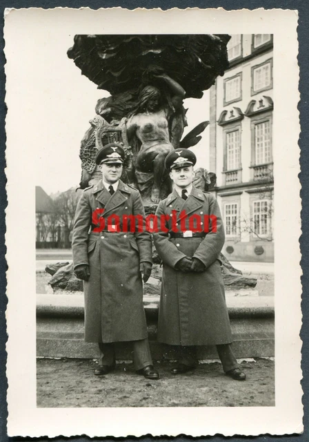 D8/5 WW2 ORIGINAL Photo Of German Wehrmacht Luftwaffe Officers £5.50 ...