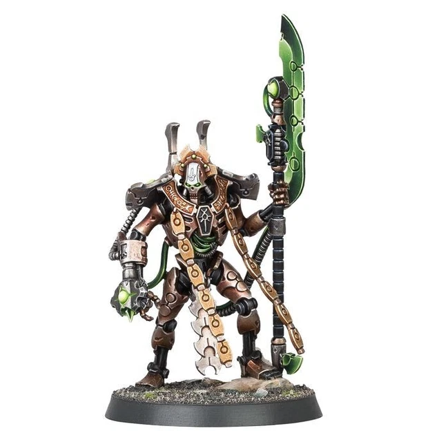 WARHAMMER 40K NECRON Overlord with Tachyon Arrow (Indomitus) £12.15 ...