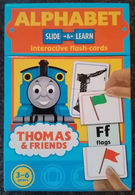 THOMAS AND FRIENDS Alphabet slide and learn flashcards £2.99 - PicClick UK