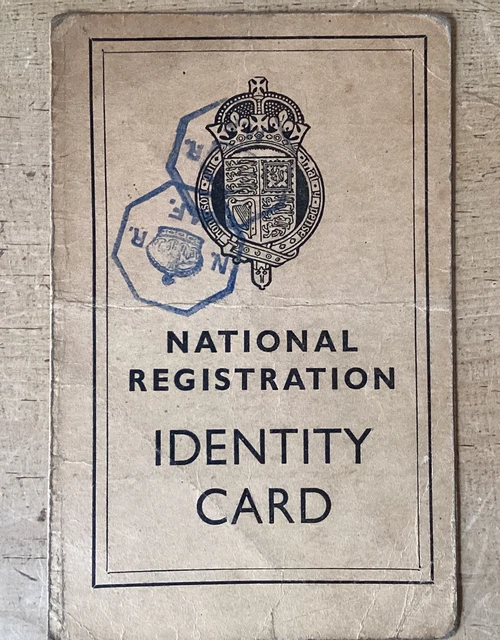 WW2 ORIGINAL Identity Card Swindon Home Front £5.91 - PicClick UK