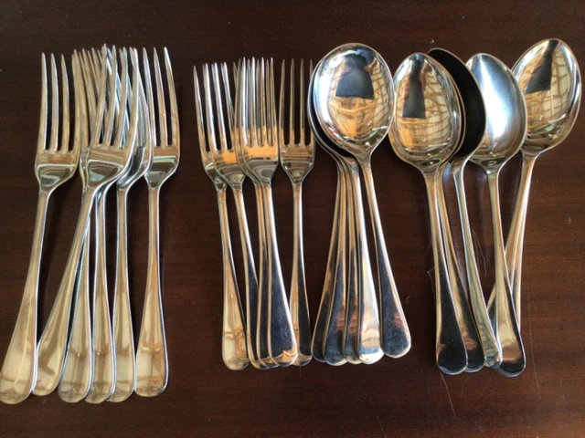 VINTAGE FIRTH STAYBRITE DON Old English Pattern Cutlery Part Canteen ...
