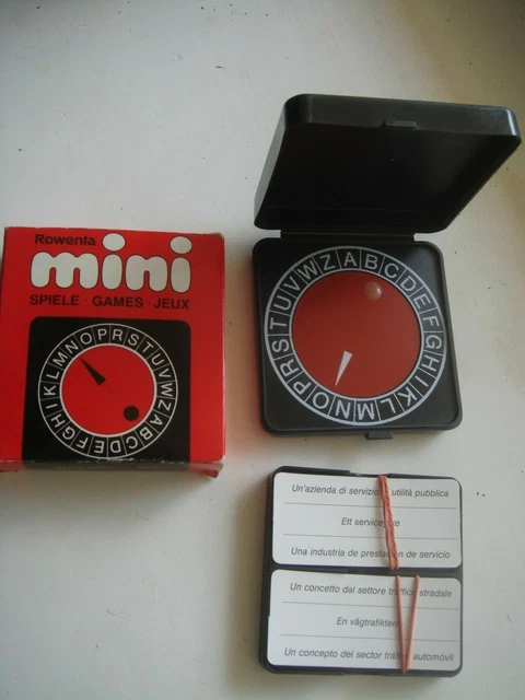 ROWENTA MINI GAMES spiele Quiz Disc 5327 $10.00 - PicClick