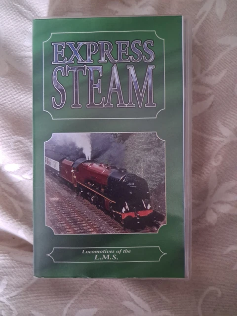 EXPRESS STEAM, LOCOMOTIVES Of The L.m.s. Vhs Tape. V.g.c. See Pictures ...