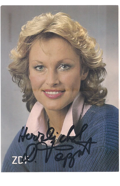 AUTOGRAMM DORIS PAPPERITZ Moderatorin ZDF Originalunterschrift EUR 2,00 ...