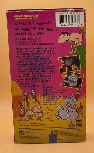 GEORGE OF THE Jungle - It's A Mad, Mad, Mad, Mad Jungle VHS 1993 Rental ...