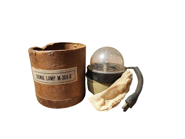 NOS WW2 U.S. Army Signal Corps M-308-B Signal Lamp Air Force Gibson ...