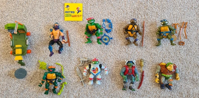 VINTAGE RARE TEENAGE Mutant Ninja Turtles Bundle TMNT Playmates 1988 ...