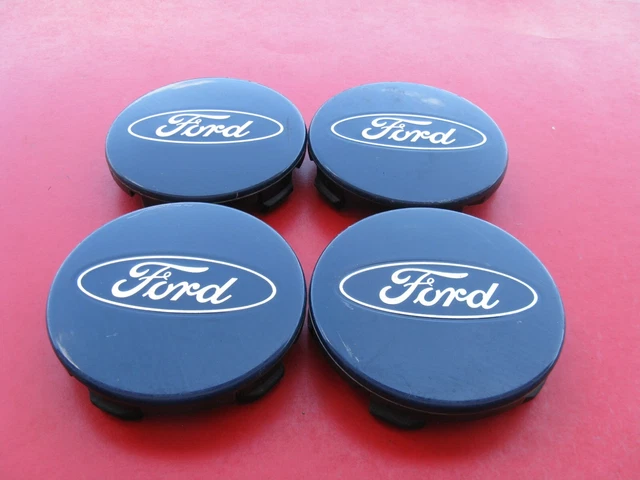 FORD F-150 EXPEDITION (4) Blue Wheel Rim Hub Cap Hubcap Center Cover ...