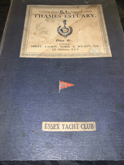THAMES ESTUARY CRUISING Chart C.1 £48.77 - PicClick UK