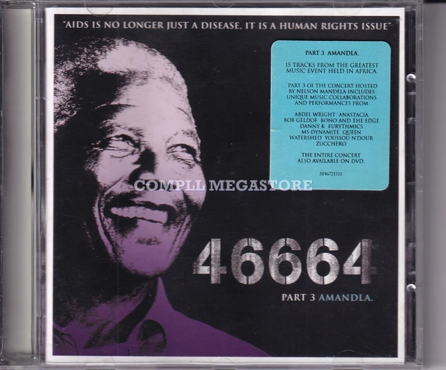 46664 PART 3 Amandla - 2004 Cd (Aus) Eurythmics Bob Geldof Queen ...