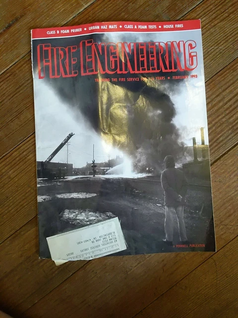 FIRE ENGINEERING CLASS B Form Primer February 1993 Magazine Vtg Rare £9 ...